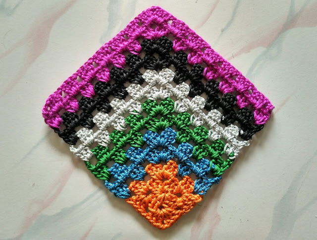 Mitered square crochet pattern free » Weave Crochet