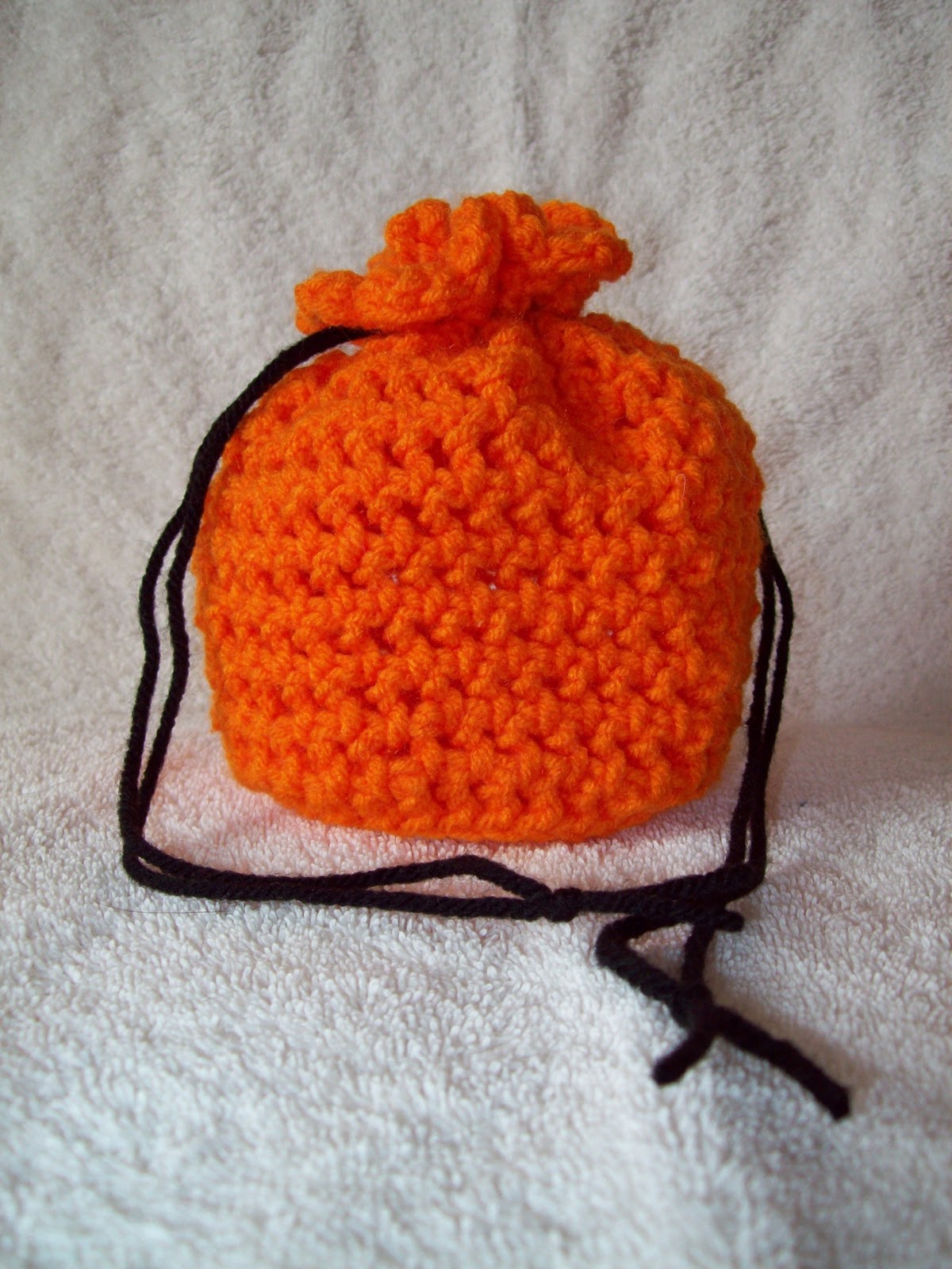Crochet drawstring bag » Weave Crochet