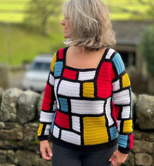 Mondrian sweater » Weave Crochet
