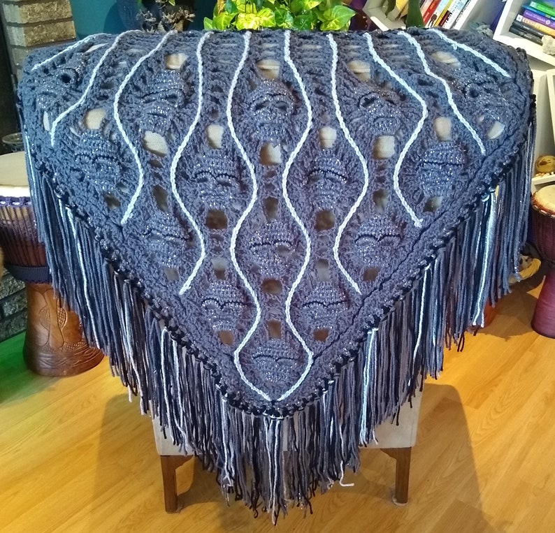 Crochet lost souls shawl pattern » Weave Crochet