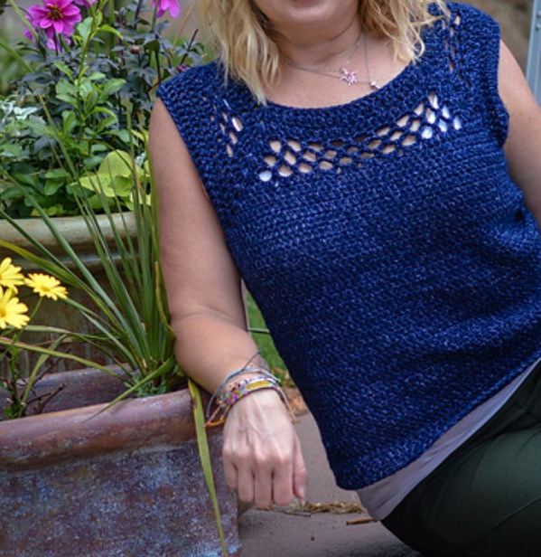 Chic and elegant top » Weave Crochet