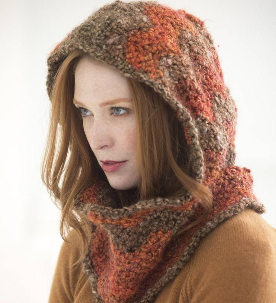 Hooded cowl » Weave Crochet