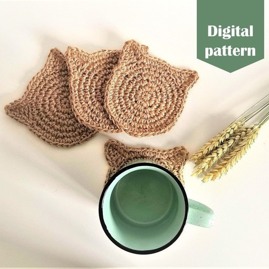 Crochet coasters pattern » Weave Crochet