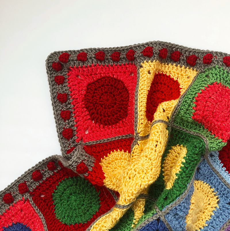 Color Mixing Baby Blanket » Weave Crochet