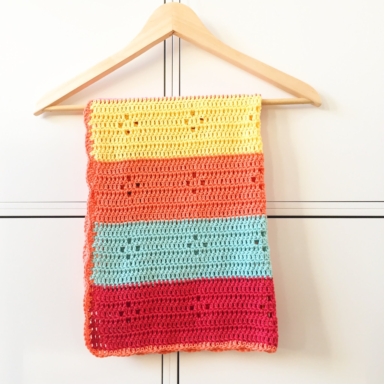 Paintbox Baby Blanket » Weave Crochet