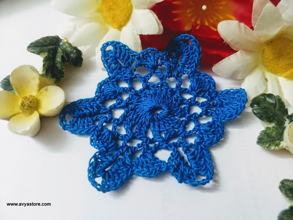 Crochet Polygon Flower Motif » Weave Crochet