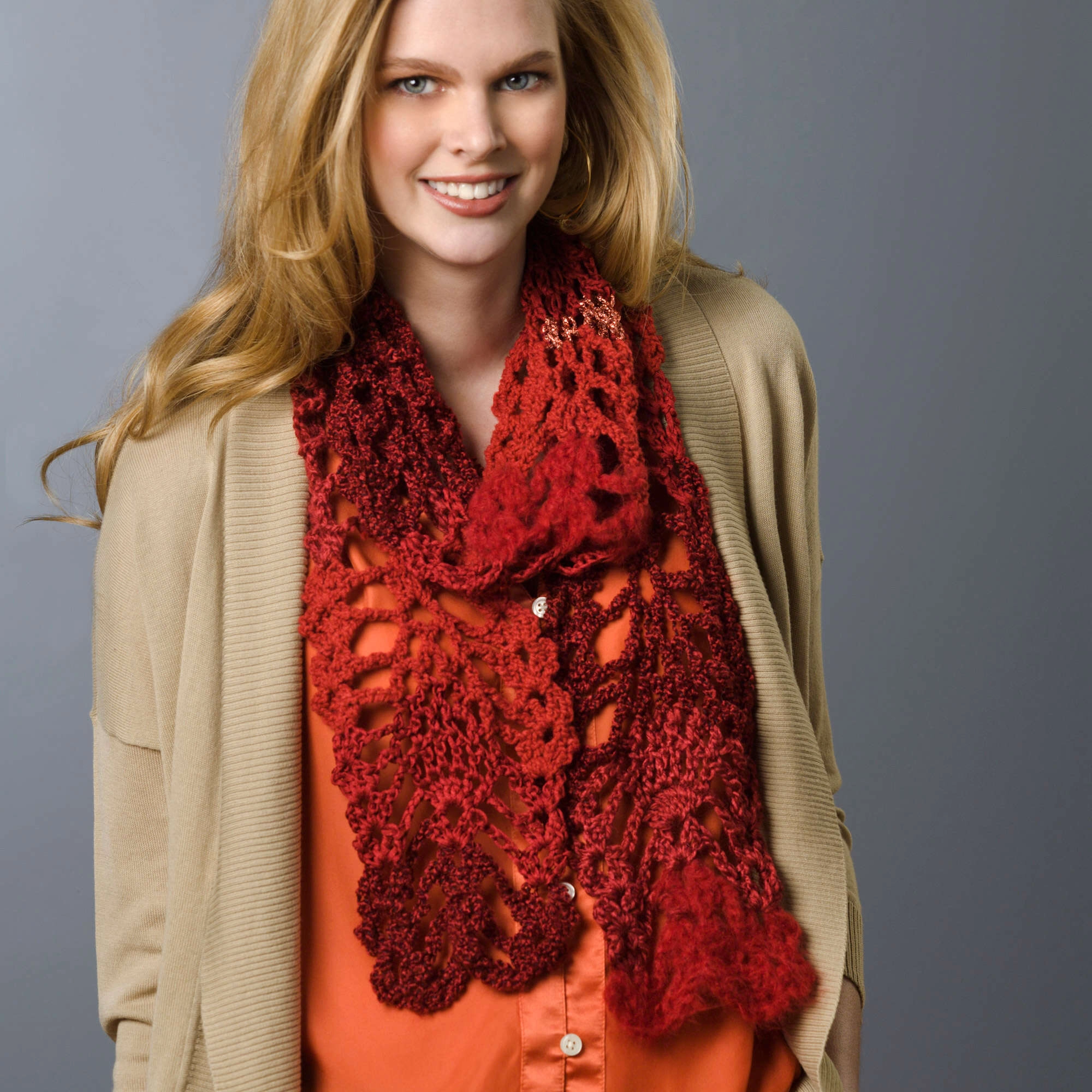 Lacy Pineapple Crochet Scarf Pattern » Weave Crochet