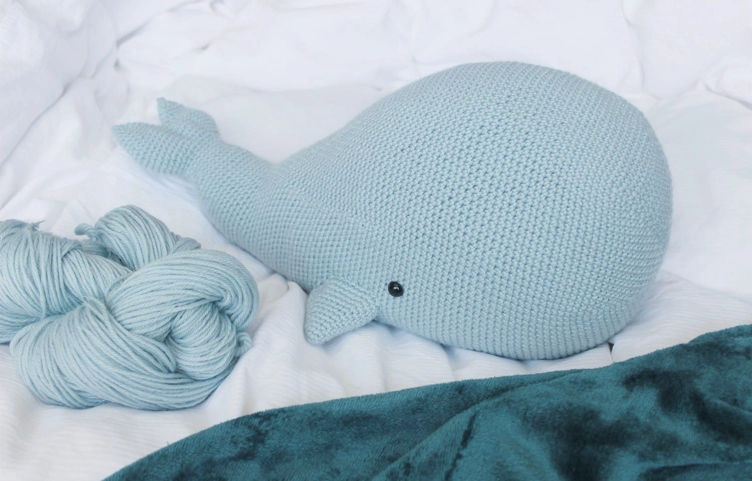 Large Whale Toy Crochet Animal » Weave Crochet