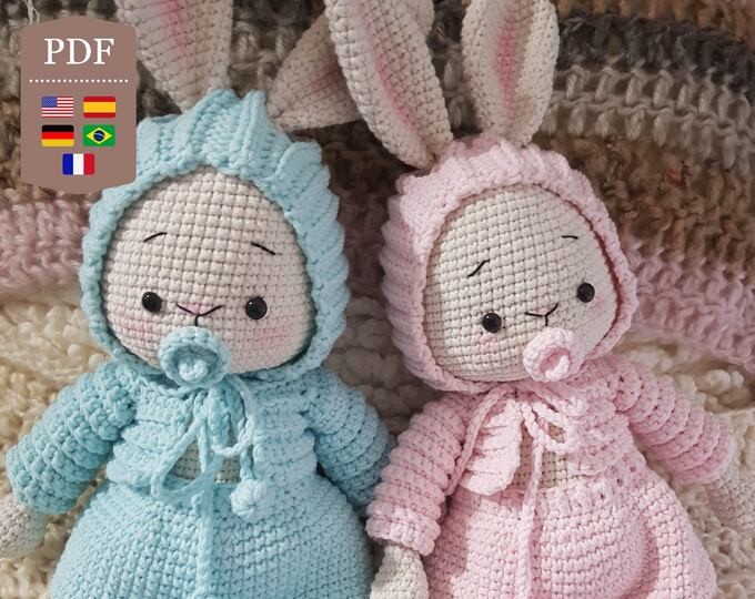Crochet Pattern, Amigurumi Twins Bunnies » Weave Crochet